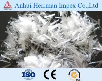 China White Mesh Homopolymer Polypropylene Fiber Fibrillated Mesh for sale