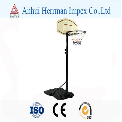 China Adjustable Hoop Toy Portable Basketball Stand Indoor PE Material for sale
