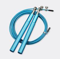China Long Aluminum Handle Adjustable Speed Jump Rope Portable Self Locking for sale