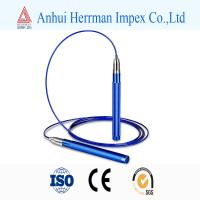 China Aluminum Handle Steel Wire Skipping Rope For Adult Fast Speed for sale