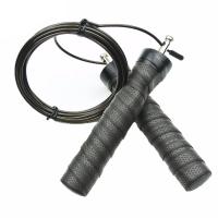 China Fitness Custom Adjustable Jump Rope With Logo PVC Gym Handle High Speed for sale
