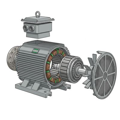 Gearless permanent magnet generator for wind turbine