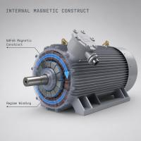 China IE5 Efficiency 110KW Low Noise Water Cooled Permanent Magnet Synchronous Motor for Industrial Applications for sale