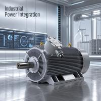 China IE5 Efficiency 110KW Low Noise Water Cooled Permanent Magnet Synchronous Motor for Industrial Applications for sale