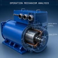 China Axial Flux 20kW Permanent Magnet Motor Generator 200rpm 380V EPMG-20AX for sale