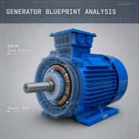 China 80kW 690V Variable Speed Permanent Magnet Generator for Wind Turbine PMSG for sale