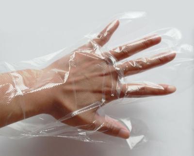 China PE Disposable Hand Poly Gloves for Household Cleaning for sale