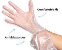 China Black Friday Friendly Materials Household Kitchen Food Prep Hdpe Pe Plastic Kitchen Gloves Disposable for sale