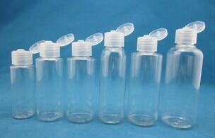 China Flip Up PET Plastic Bottle 10ml to 250ml Custom Logo BPA Free for sale