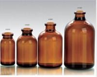 China Amber Moulded Injection Vials for Antibiotics 5ml to 100ml Glass Bottle for sale
