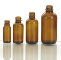 China Boston Round Glass Bottle 60ml to 500ml Cobalt Blue Soda Lime for Pills for sale
