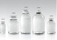 China Clear infusion medical Glass Bottles for sale