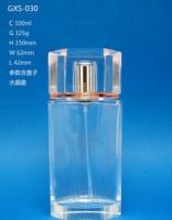 China 100ml High Transparent Perfume Crystal Bottle New Style Glass Packaging for Fragrance for sale