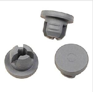 China Butyl Rubber Stoppers 20mm D4 for Injection Vials High Quality 18.80mm Flange for sale