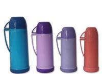 China Thermos Glass Refill Vacuum Flask 0.45L Heat Resistant Handle for sale