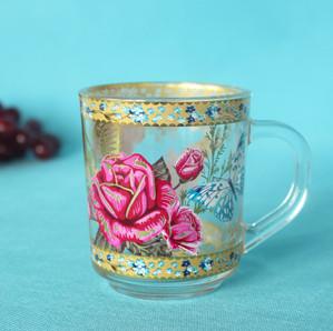 China Eco-Friendly Drinking Glassware 225ML Custom Logo OEM Glass Cup for sale