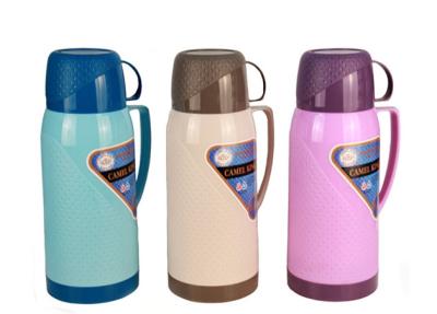 China 1.8L Plastic Vacuum Flask Thermos with Outer Cover for Hot Water Retention for sale