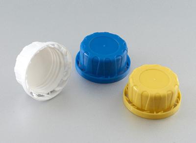 China 38/400 Disinfectant Caps 38mm Diameter Fresh PP Bottle Caps for Cosmetic Packaging for sale
