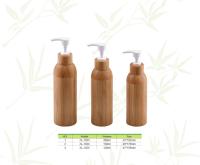 China Wholesale Bamboo Cosmetic Packaging Bottles 50ml 100ml Eco Friendly Shampoo Containers for sale