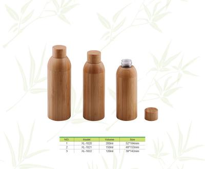 China Bamboo Lotion Bottle 100ml 200ml Eco Friendly Cosmetic Packaging Custom Logo for sale