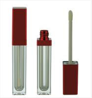 China Empty Lip Gloss Tube with Brush 18x108mm Customizable Cosmetic Packaging for sale
