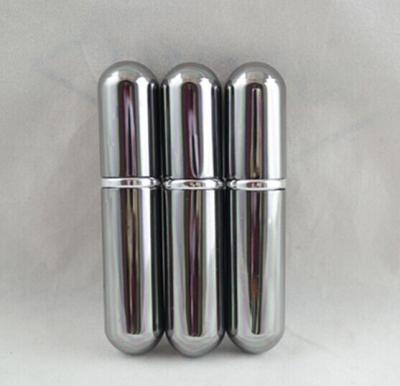 China 5ml Aluminum Spray Bottle Portable Cosmetic Bottle Small Travel Size Refillable for sale