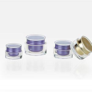 China 15ml 30ml 50ml Plastic PP Cosmetic Cream Jar Round Classic Packaging for sale