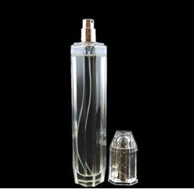 China High Quality 100ml Glass Perfume Spray Bottle Polished Finish Custom Logo for sale