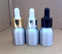 China 20ml Aluminum Dropper Bottle for Essential Oils Childproof Cap Eco Friendly for sale