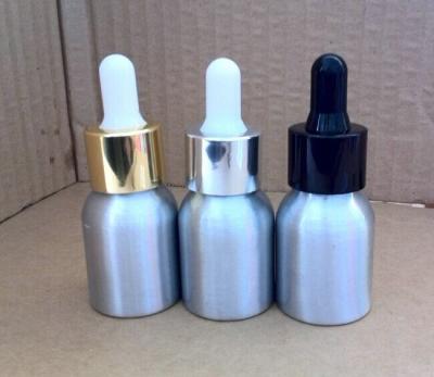 China 20ml Aluminum Dropper Bottle for Essential Oils Childproof Cap Eco Friendly for sale