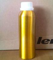 China Empty 300ml golden silver aluminium bottle with white caps for sale
