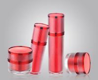 China 60ml 120ml Colored Diamond Acrylic Lotion Bottles with PMMA Material for sale