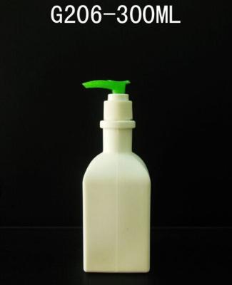 China 300ml Square PE Shampoo Pump Bottle for Children Custom Color 10000 MOQ for sale