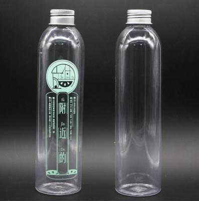 China 400ml PET Food Grade Plastic Juice Bottle 28mm Neck Direct Supply for sale