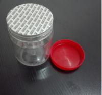 China 350ml Clear Plastic PET Honey Bottle Food Grade 70mm Neck 76x101mm for sale