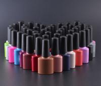 China 7ml High White Glass Nail Polish Bottle with Rubber Cap for UV Gel Beauty for sale
