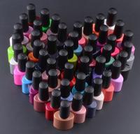 China 7ml High White Glass Nail Polish Bottle with Rubber Cap for UV Gel Beauty for sale