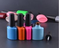 China 7ml High White Glass Nail Polish Bottle with Rubber Cap for UV Gel Beauty for sale