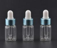 China 3ml light green essential oil glass dropper bottle sample bottles for sale