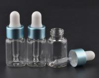 China 3ml Light Green Essential Oil Glass Dropper Bottle Sample Bottles 3ml for sale