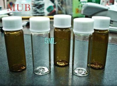 China 5ml small sample bottle  5ml essential oil glass bottle for sale
