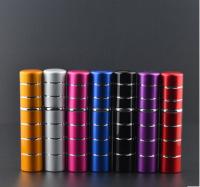 China 5ml Aluminum Coil Perfume Atomizer Refillable Glass Bottle for Travel for sale