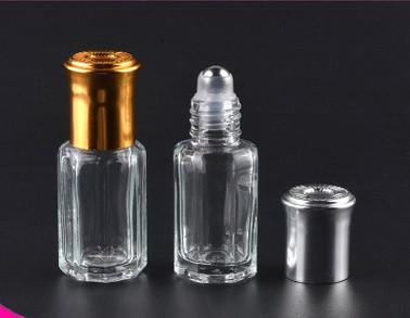 China 3ml 6ml10ml12ml cosmetics packaging perfume bottle roll on glass bottle for sale