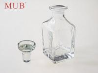 China 150ml Square Glass Perfume Bottle Aromatherapy 14.5cm High Grade Volatile Bottle for sale