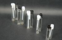 China 1ml Clear Glass Perfume Sample Tube Bottle 0.9cm Diameter 4cm Height for sale