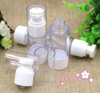 China 15ml 30ml 50ml Cosmetics Trial Samples Airless Bottle Vacuum Flask Emulsion Squeeze Bottle for sale