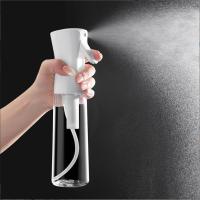 China PET Fine Mist Spray Bottle 200ml 300ml High Pressure Continuous Sprayer for Alcohol Personal Care for sale