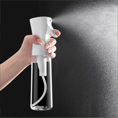 China PET Fine Mist Spray Bottle 200ml 300ml High Pressure Continuous Sprayer for Alcohol Personal Care for sale