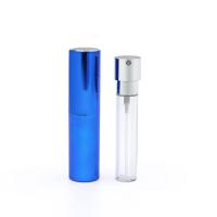 China 8ml 10ml Rotating Oral Spray Bottle Car Air Freshener Portable Perfume Dispenser Round PET ABS PP Glass for sale