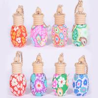 China 12-15ml Polymer Clay Perfume Bottle Car Accessories Tourist Crafts Eco-Friendly for sale